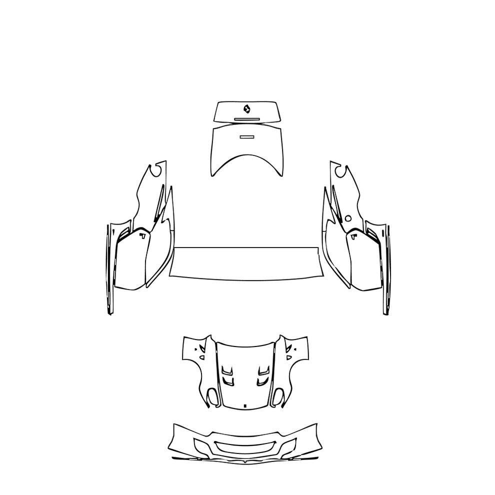PPF precortado Ferrari 599 GTO 2011 – PPF-Kits
