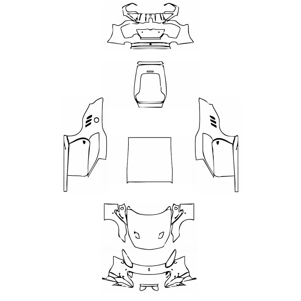 PPF precortado Ferrari F12 F12tdf 2019 – PPF-Kits