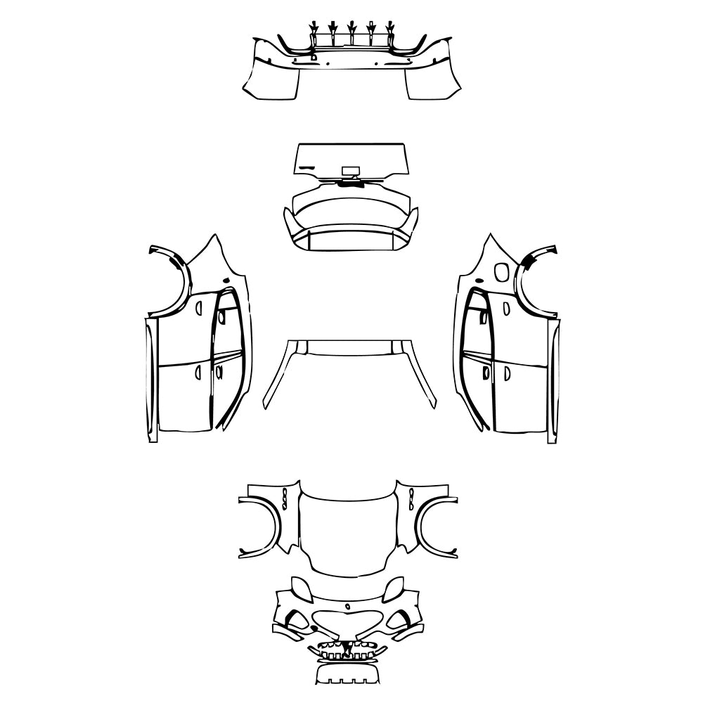 PPF precortado Maserati Grecale GT 2023 – PPF-Kits