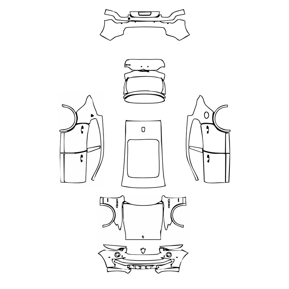 PPF precortado Maserati Levante Levante GranLusso 2019 – PPF-Kits