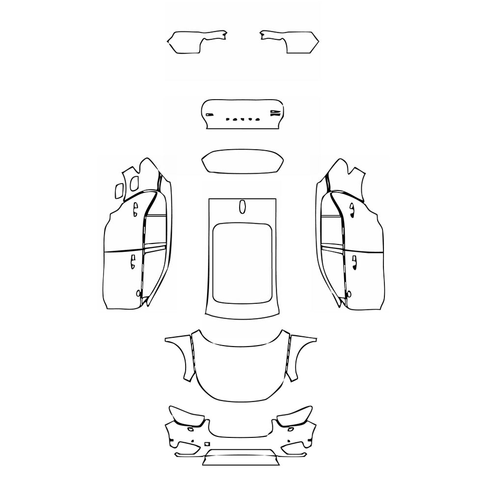 PPF precortado Volvo XC40 Inscription 2020 – PPF-Kits