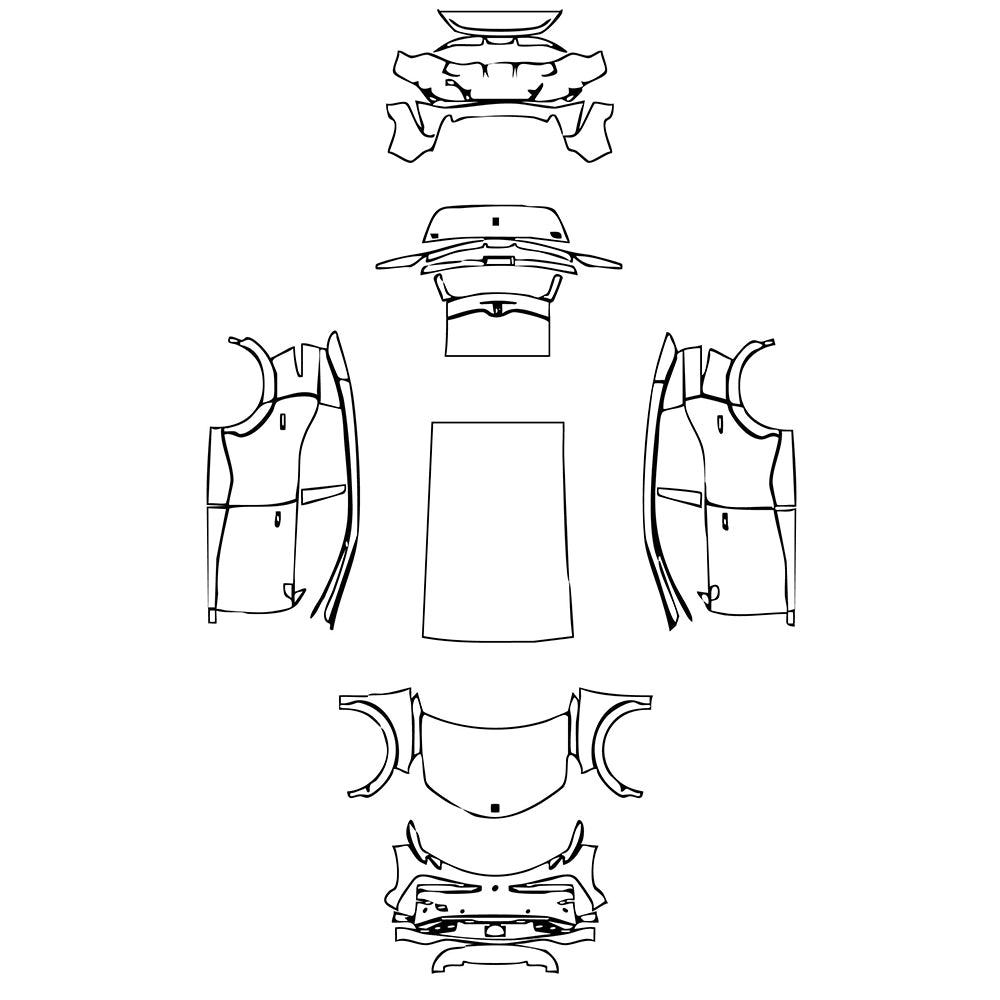 Pre-Cut Paint Protection Film PPF for Zeekr X 2025 – PPF-Kits